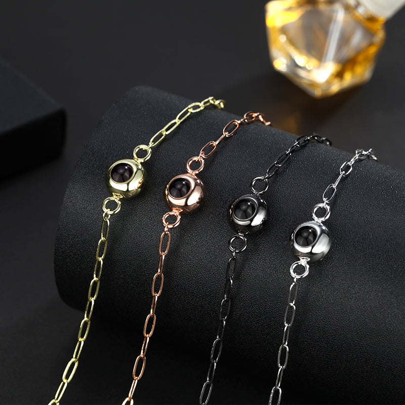 Personalized Photo Projection Bracelet Fashion Style - P022 – MEMOJEWELS